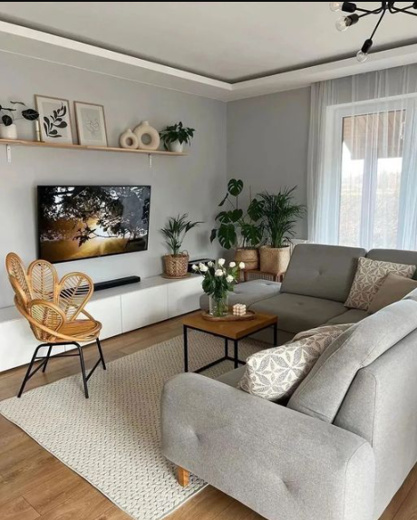 Repisas decorativas sencillas y económicas para la sala - Blog de Mary