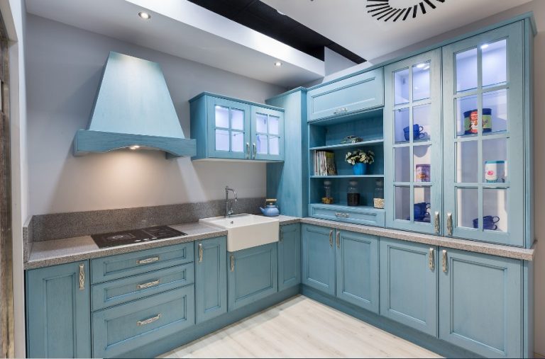 Cómo decorar cocinas en tonos azules y blanco - Blog de Mary