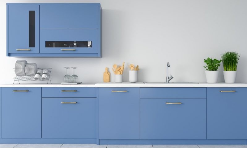 Cómo decorar cocinas en tonos azules y blanco - Blog de Mary