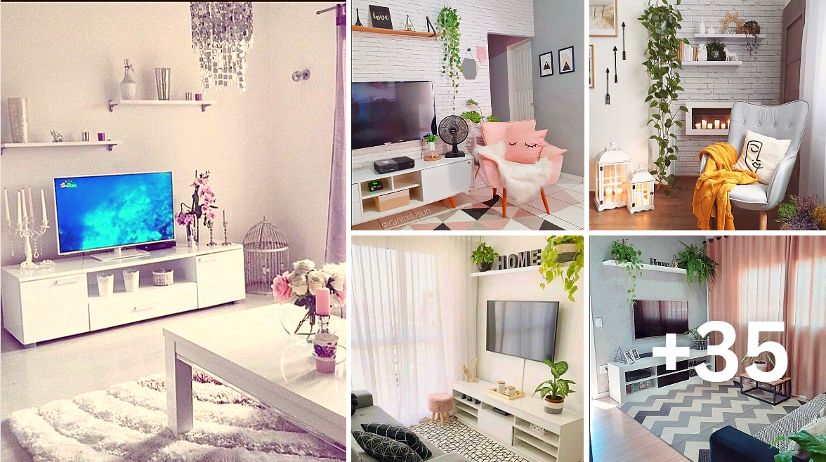 Repisas decorativas sencillas y económicas para la sala - Blog de Mary