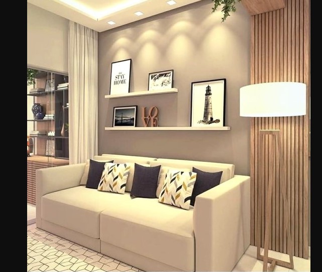 Repisas decorativas sencillas y económicas para la sala - Blog de Mary