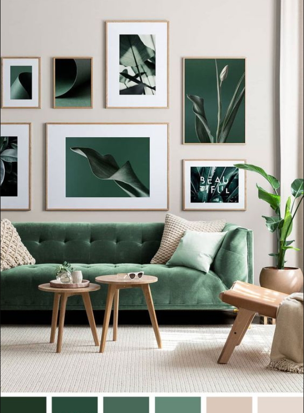 60 ideas para elegir paletas de colores para salas - Blog de Mary