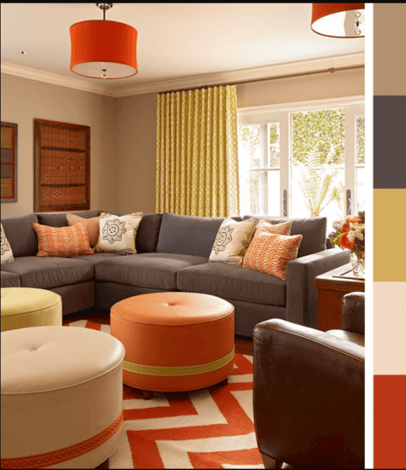 60 ideas para elegir paletas de colores para salas - Blog de Mary