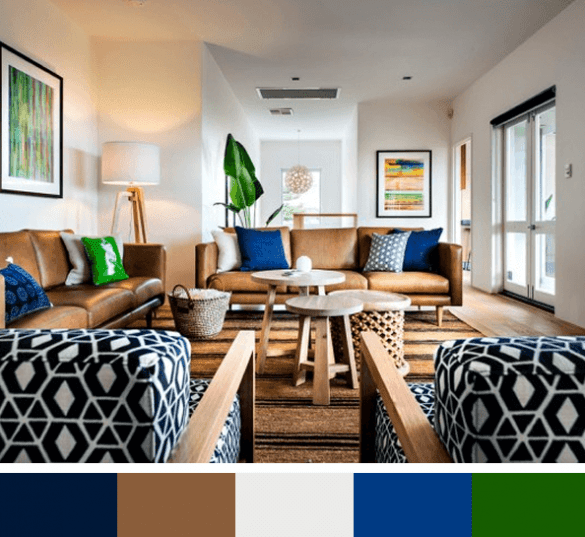 60 ideas para elegir paletas de colores para salas - Blog de Mary