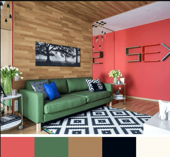 60 ideas para elegir paletas de colores para salas - Blog de Mary