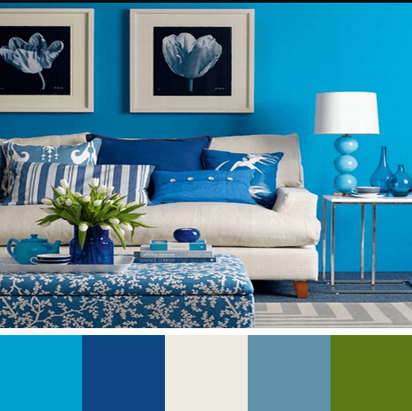 60 ideas para elegir paletas de colores para salas - Blog de Mary