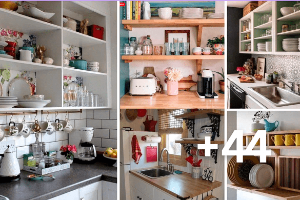 60 ideas de Repisas para la cocina - Blog de Mary