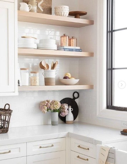 50 Maravillosas ideas de repisas para cocina