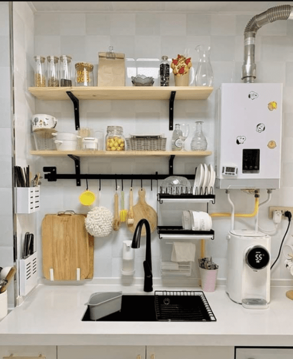 60 ideas de Repisas para la cocina - Blog de Mary