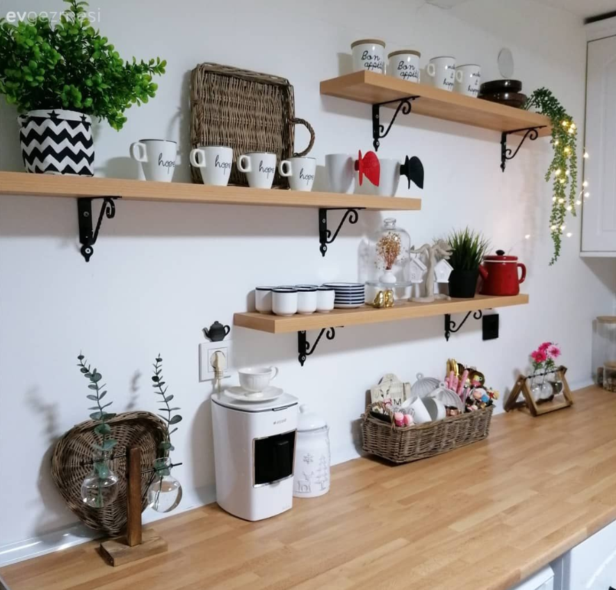 60 ideas de Repisas para la cocina - Blog de Mary