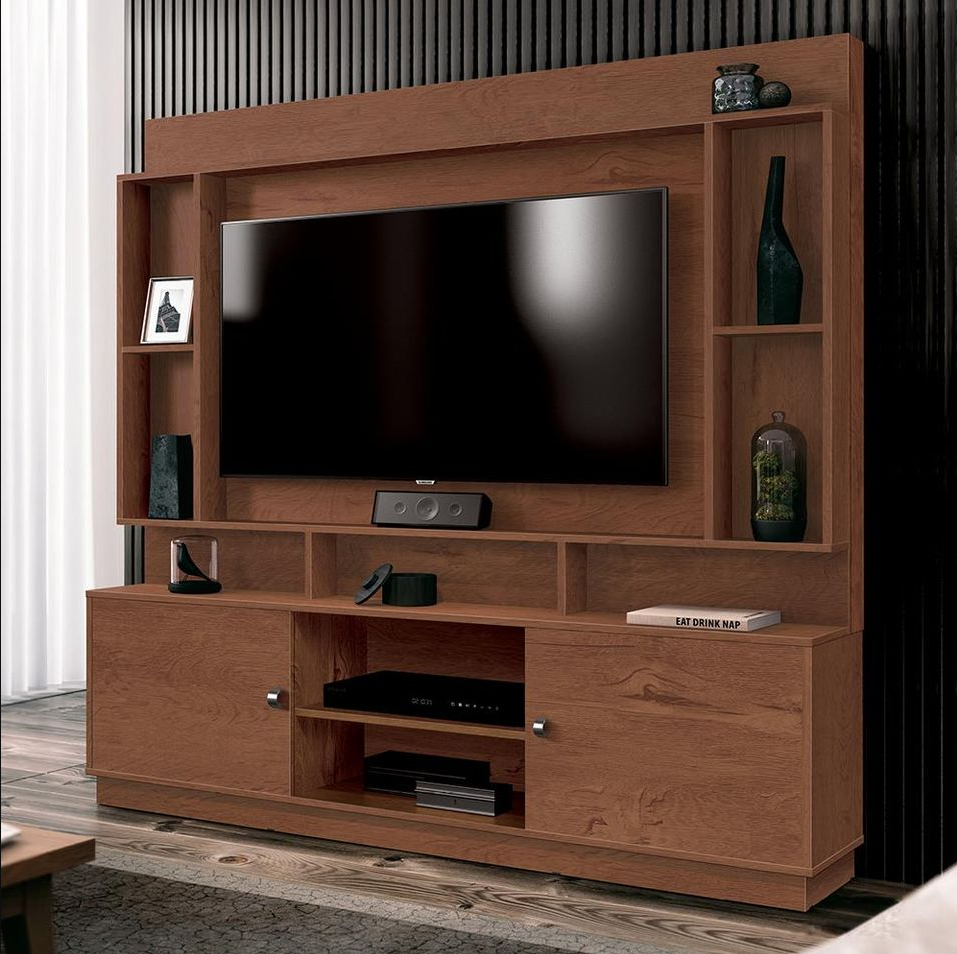 Cómo integrar la TV al Salón con un lindo mueble 50 ideas elegantes ...
