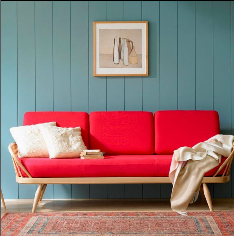50 Decoraciones con sofá rojo cómo combinarlos - Blog de Mary