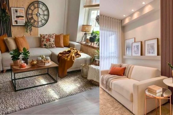 60 Salas Preciosas con Sofá Marrón - Blog de Mary