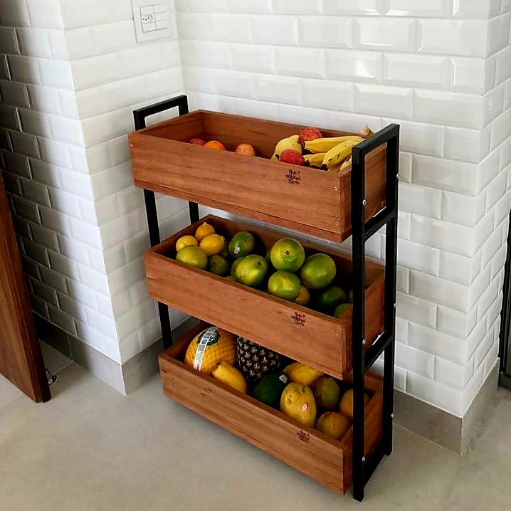 50 Ideas de Fruteros con Cajas de Madera - Blog de Mary